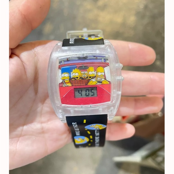 Simpsons | Accessories | Vintage Collectable Simpsons Digital Watch ...